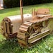 County Fordson Major 1954 Full Track Conversion 1/12 Scale Wooden Model ...