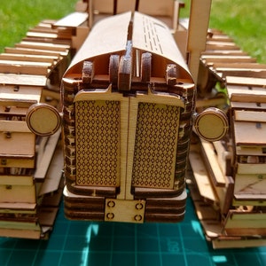 County Fordson Major 1954 Full Track Conversion 1/12 Scale Wooden Model ...