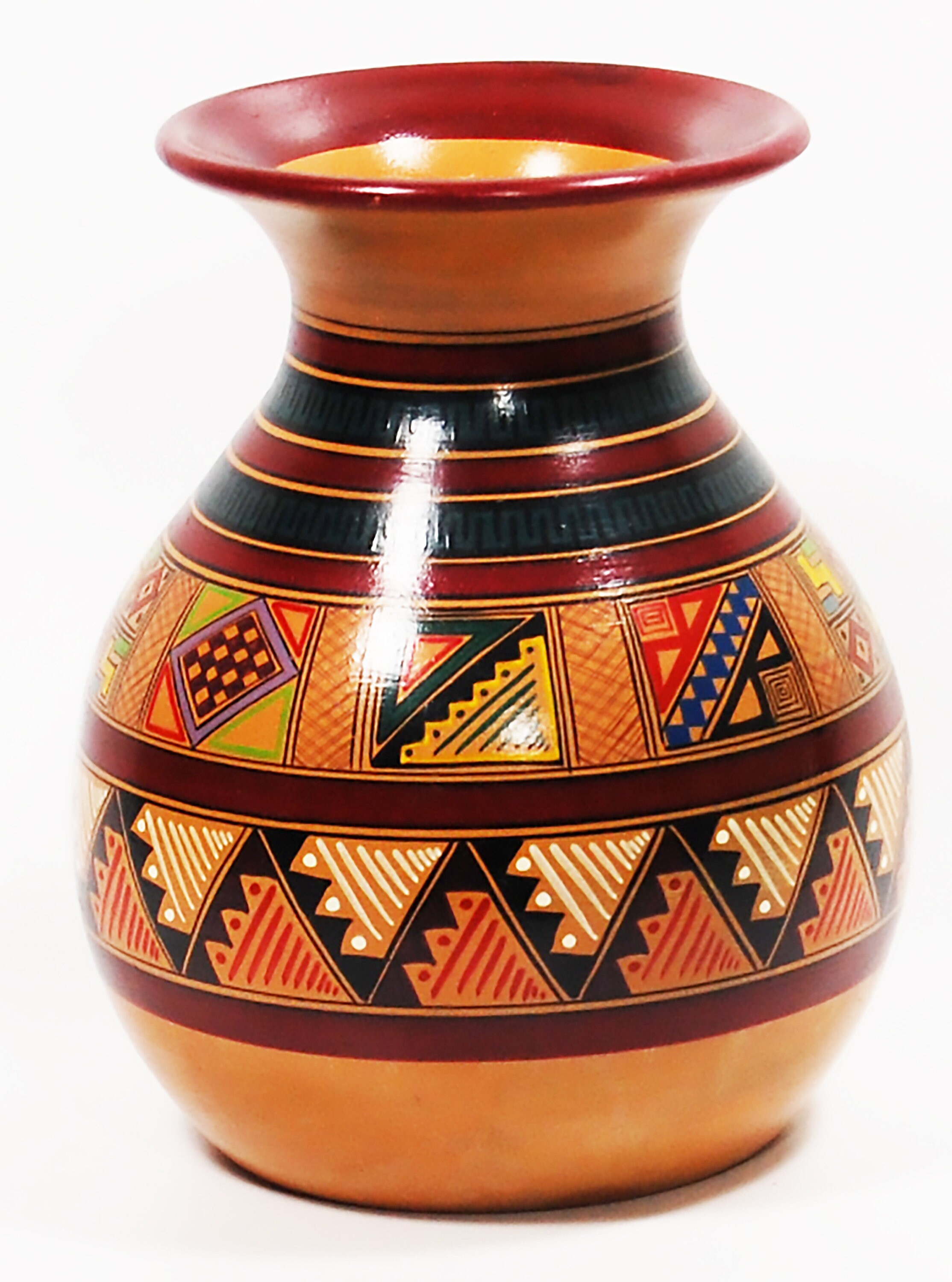 Handpainted Terracotta Vase Cusco Peru' - Etsy