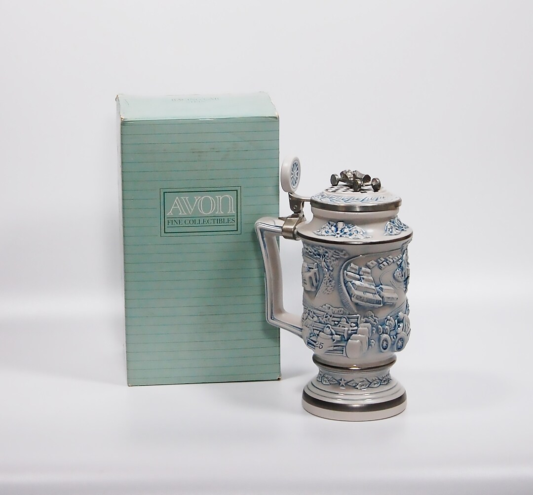 Avon Racing Car Stein - Etsy