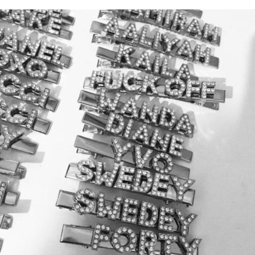 Custom Hair Clips for Women Hair Clips 2020 Personalised - Etsy