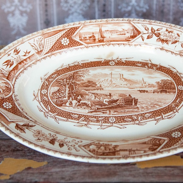 Brown Platter - Etsy