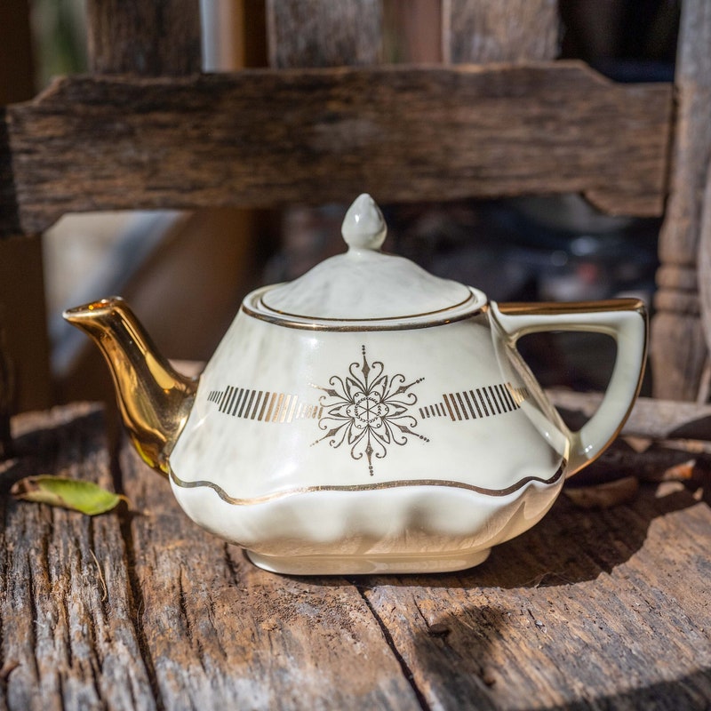 Cream Teapot - Etsy