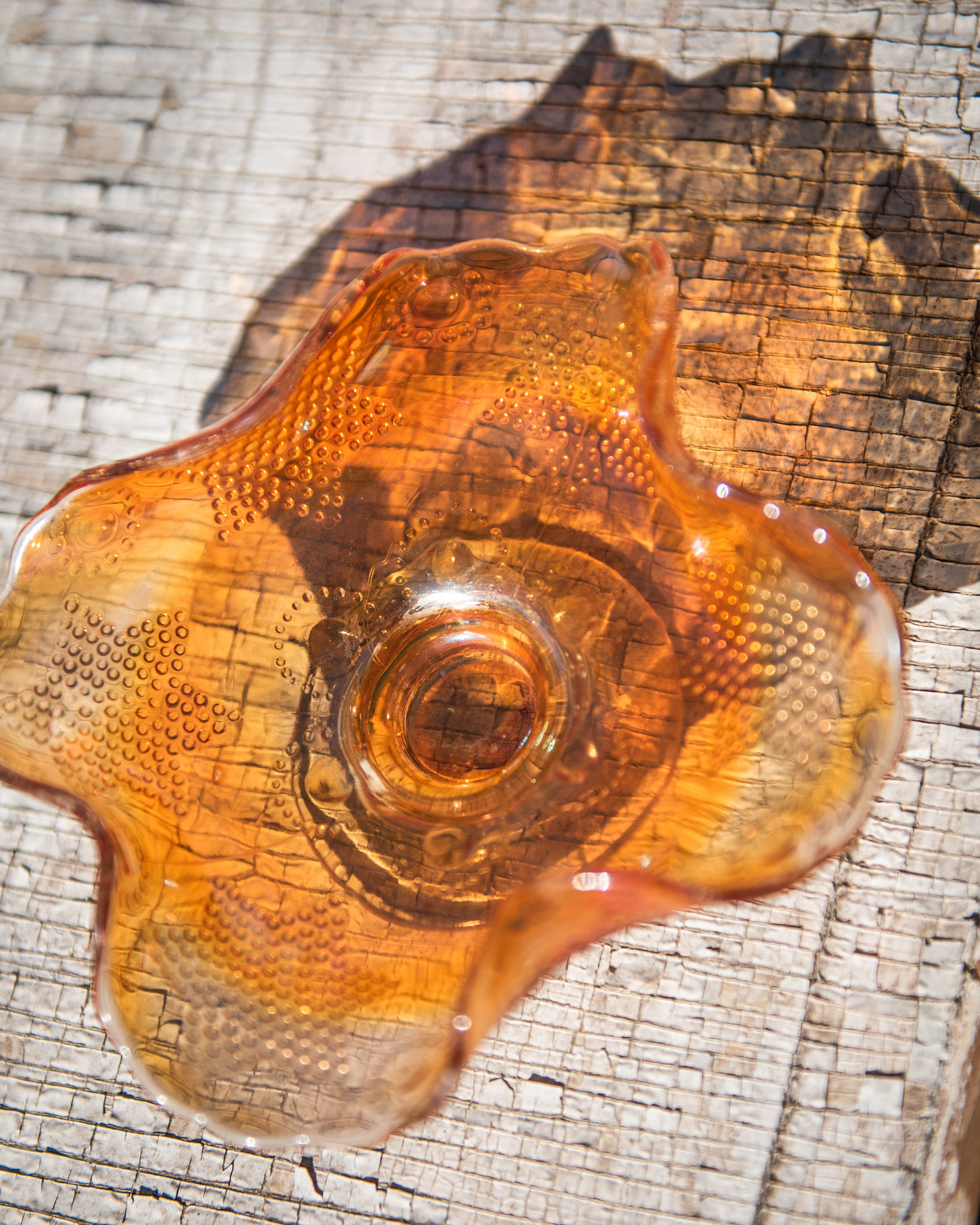 Fenton beaded Moon and Stars Ruffled Bowl Antique | Etsy