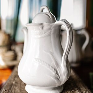 RARE Jacob Furnival Ironstone Teapot; Wheat Shape / 19th Century ...