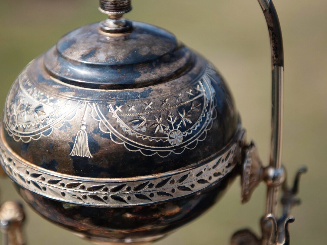 Simpson Hall & Miller "mechanical" Butter Server; Victorian Era ...