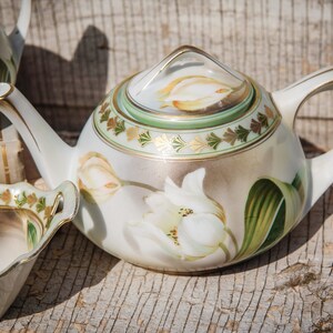 Antique RS Germany Tea Set; Lovely Tea Pot, Sugar and Interestingly ...