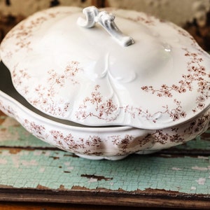 Transferware Ironstone Turneen, Late 1800s Grindley Serving Dish ...