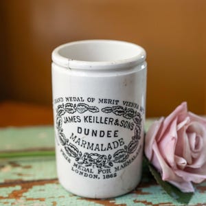 Antique Dundee Marmalade Pot, 4 Inch, James Keiller and Sons, Maling ...