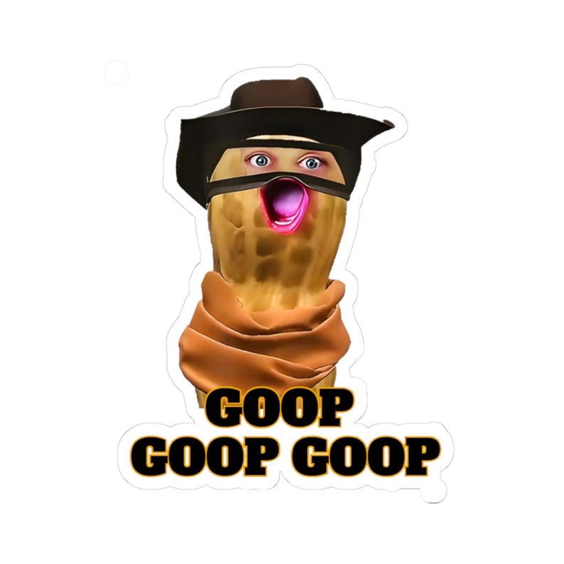 The Burnt Peanut Goop Kiss-cut Vinyl Sticker - ARC Raiders Gamer Slang ...