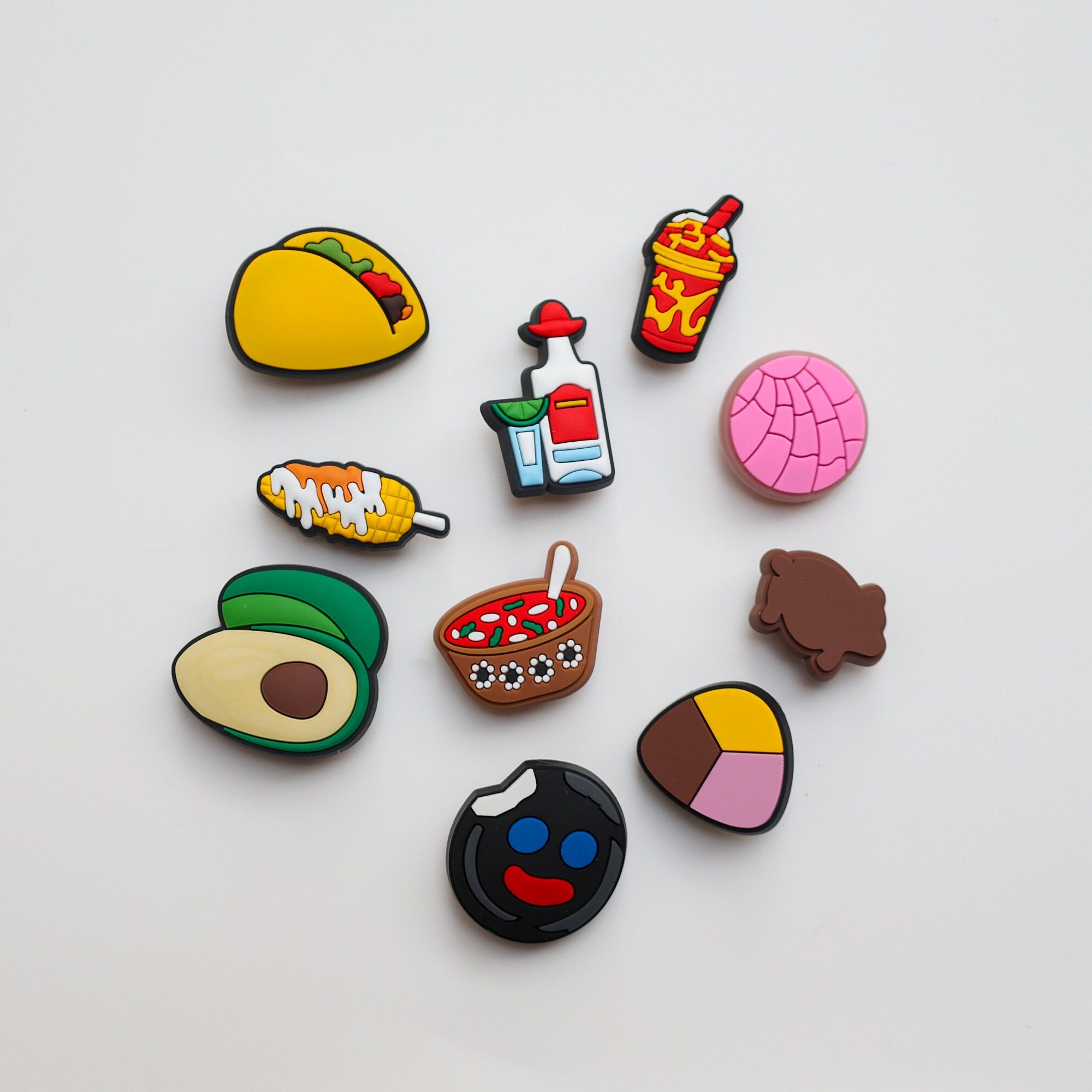 Mexican Hispanic Latino Snack Croc Charms Comida Jibbitz Shoe Charms ...