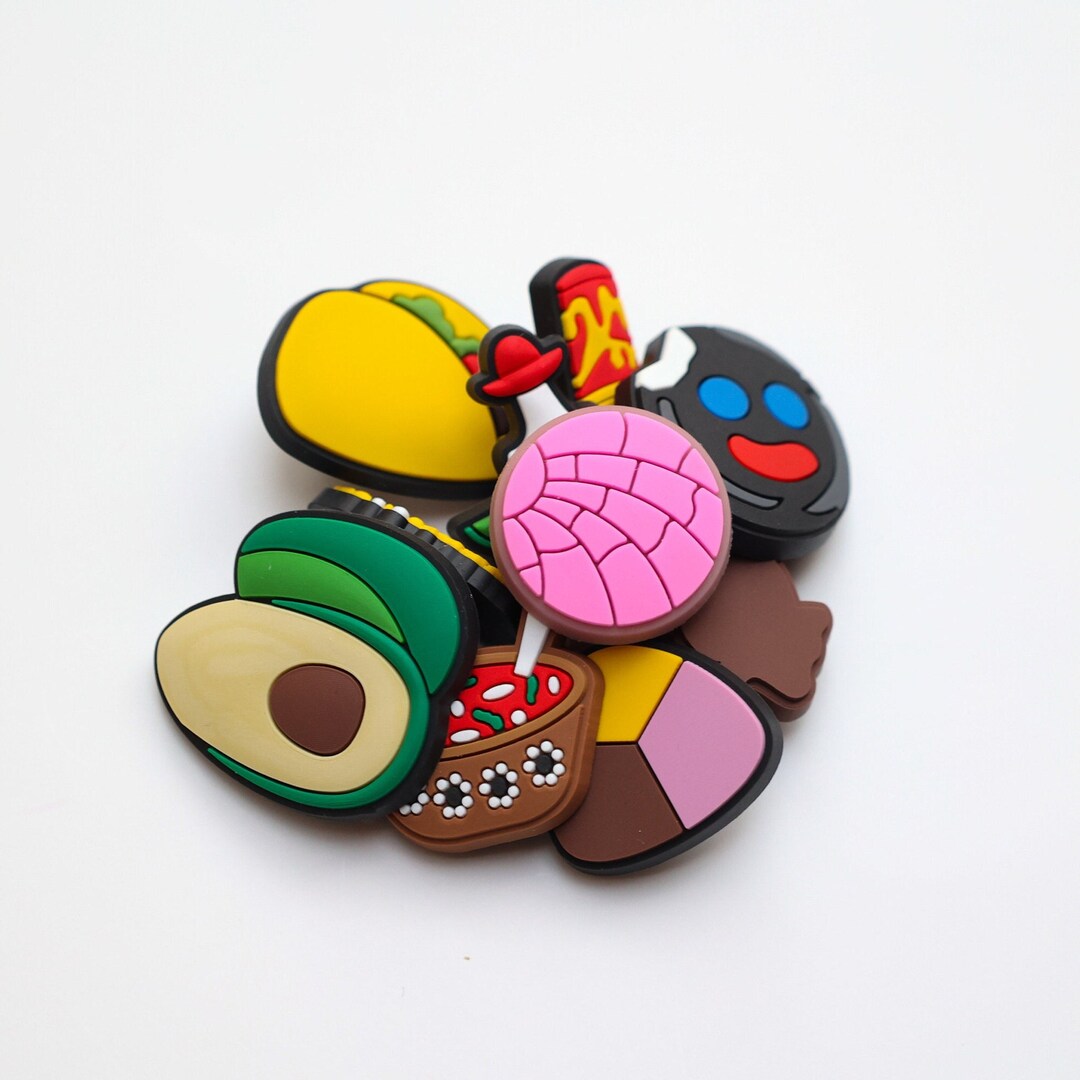Mexican Hispanic Latino Snack Croc Charms Comida Jibbitz - Etsy