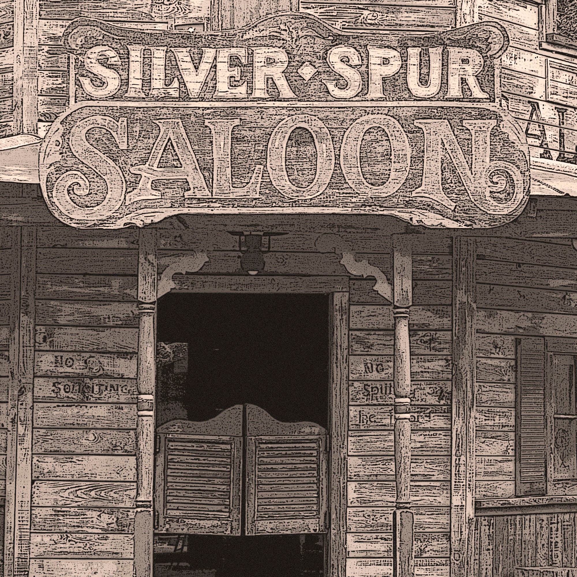 Western Saloon Wall Art Décor - Best Saloon This Side of the Pecos ...
