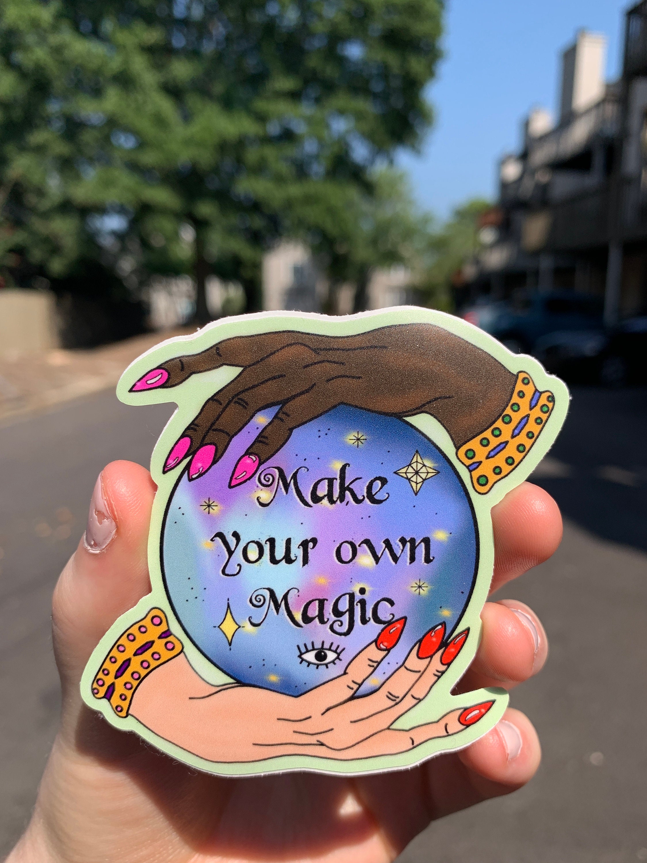 Witch Aesthetic Sticker Halloween Sticker Magical Sticker Celestial ...