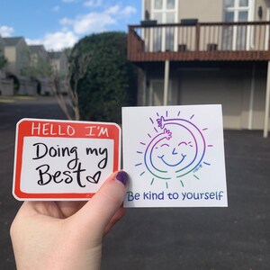 Motivational Name Tag Sticker for Hydro Flasks Laptops Cars - Etsy