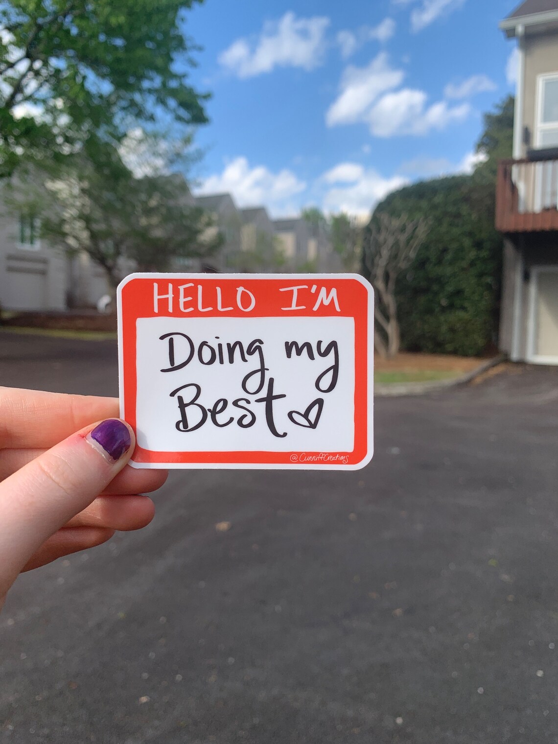 Motivational Name Tag Sticker for Hydro Flasks Laptops Cars - Etsy