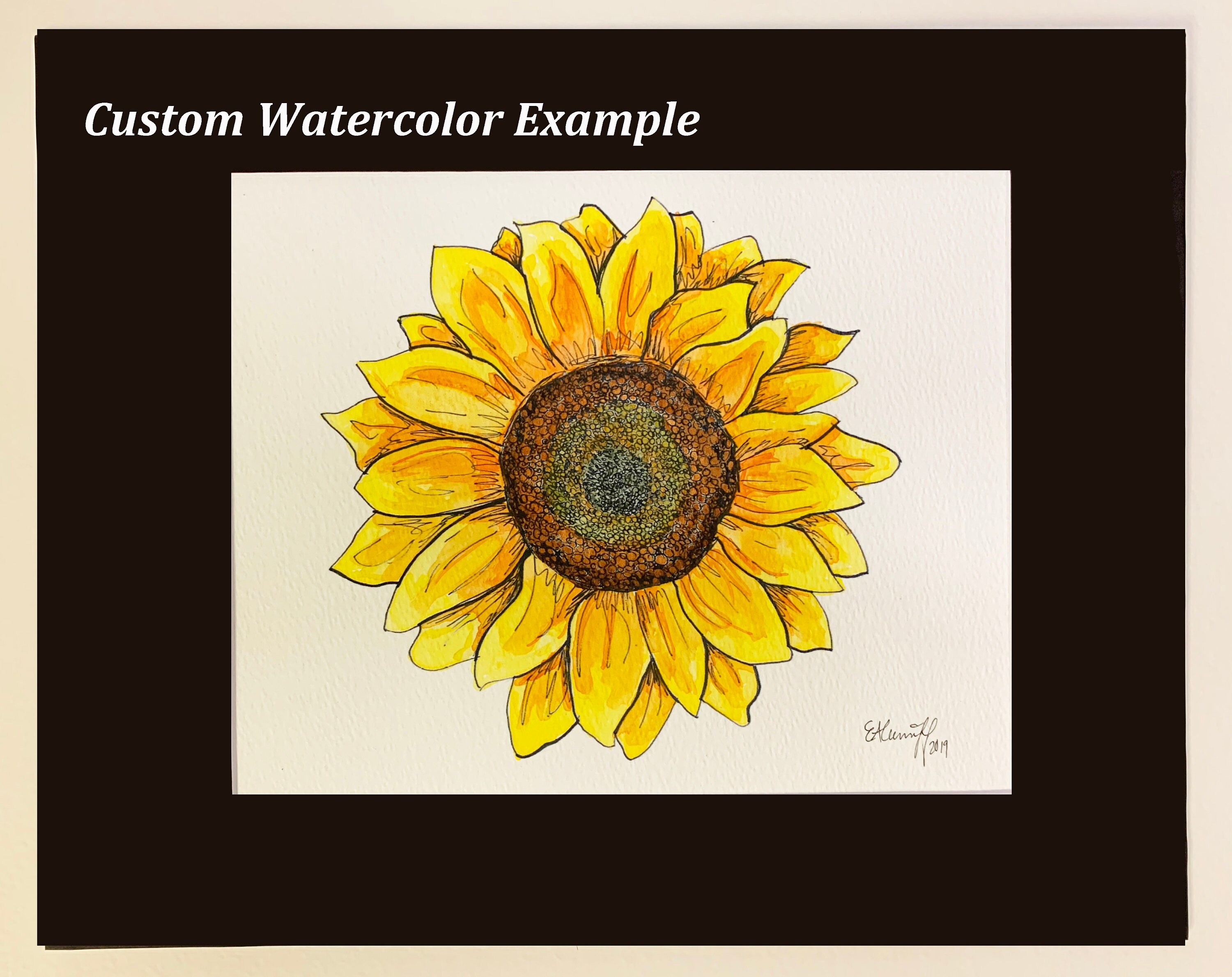 Sunflower Print | Modern Sunflower Art for Home | Floral Print ...