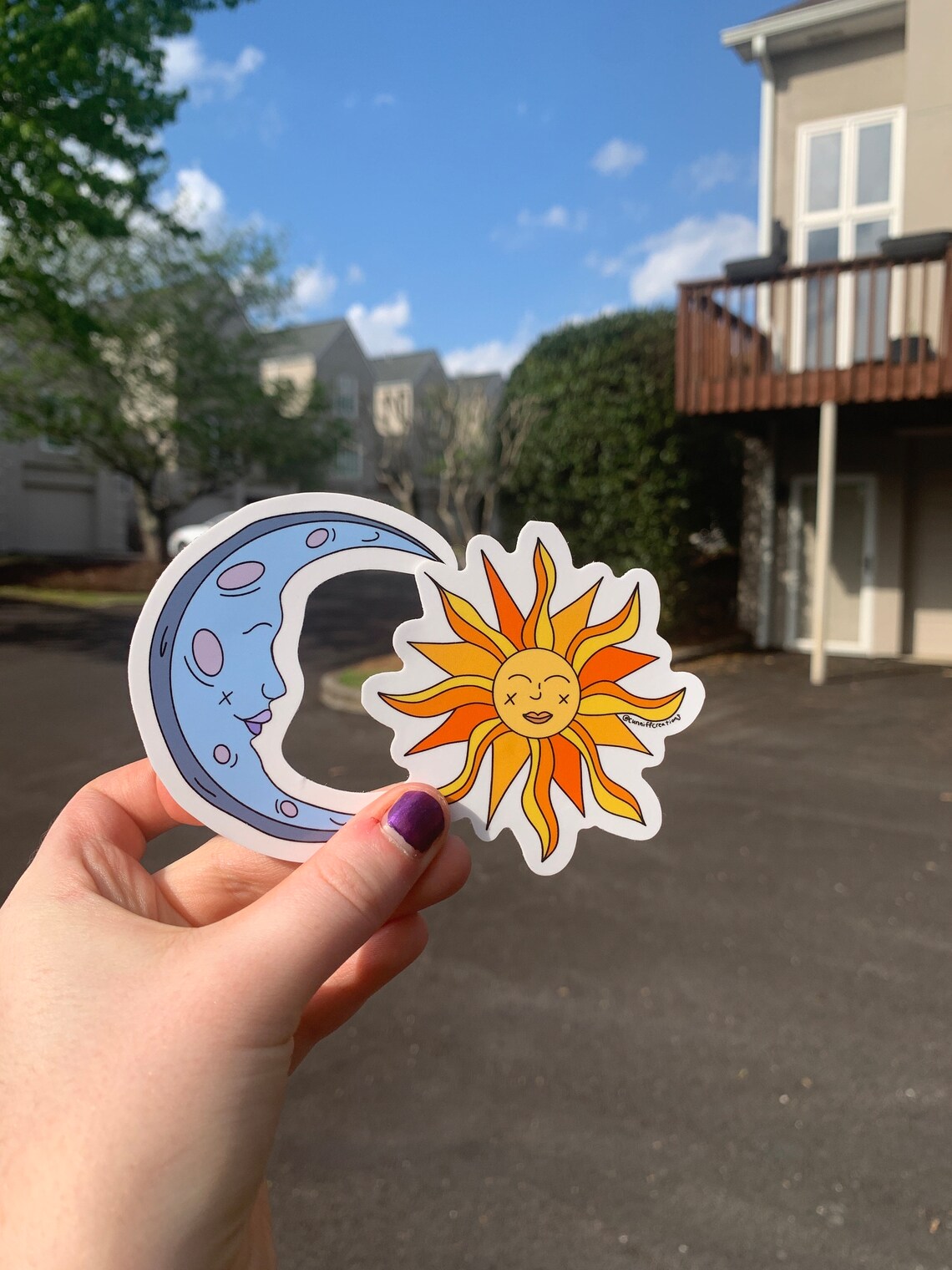 Smiling Sun Sticker, Waterproof Vinyl Decal - Etsy