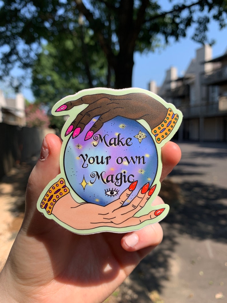 Psychic Ball Sticker | Make Your Own Magic | Witch, Halloween, Magical ...