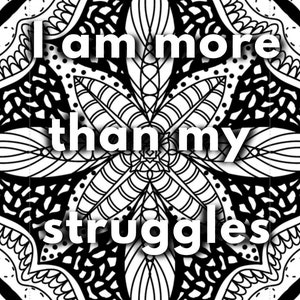 Printable Daily Affirmations Coloring Book Positive Affirmations ...