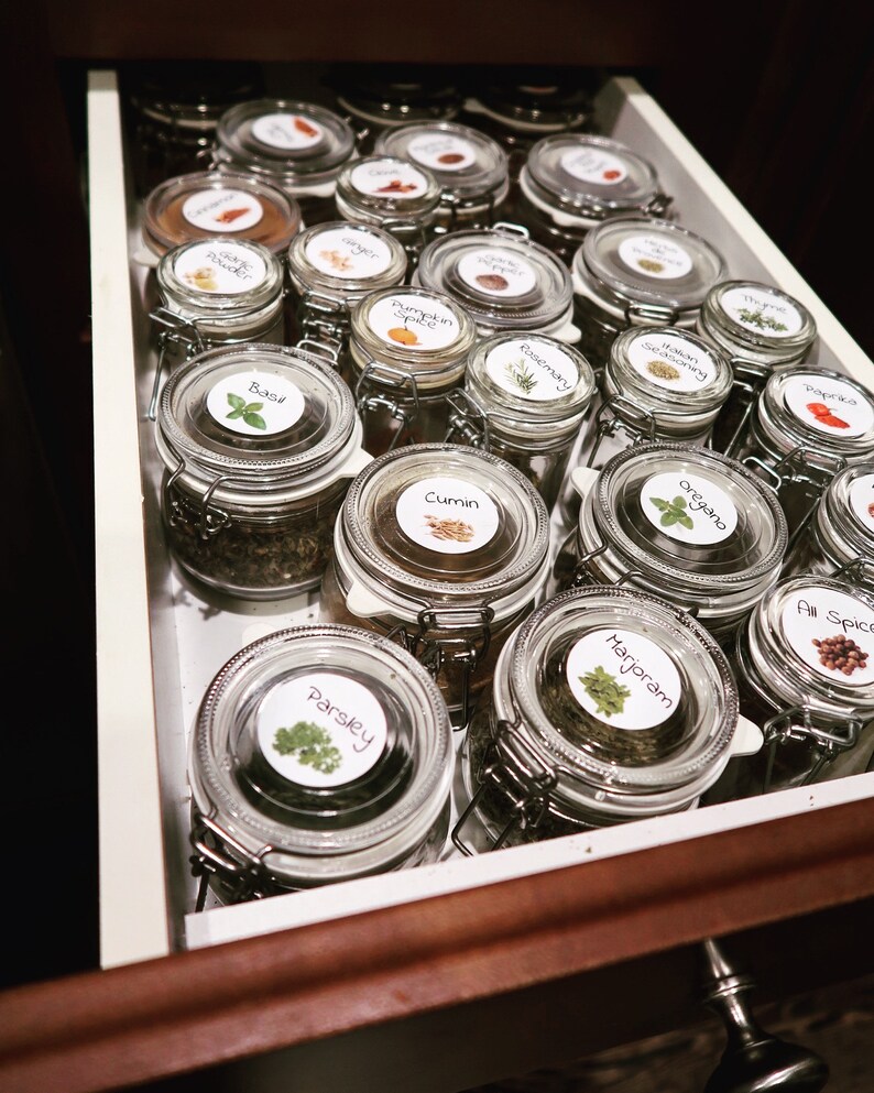 Labels for Spice Jars - Etsy