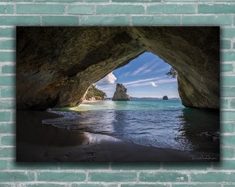 Cathedral Cove New Zealand - Etsy