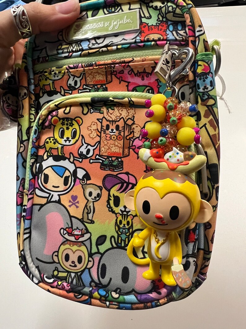 Custom Tokidoki Banana Split Monkey Keychain Toki Doki Key - Etsy