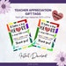 Printable Teacher Appreciation Gift Tags It Takes a Big Heart to Shape ...
