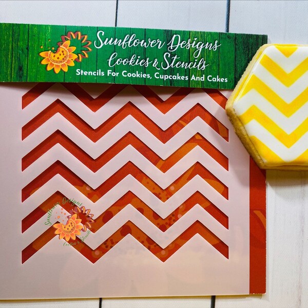 Chevron Stencil - Etsy