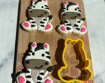Cute Baby Zebra Cookie Cutter - Etsy
