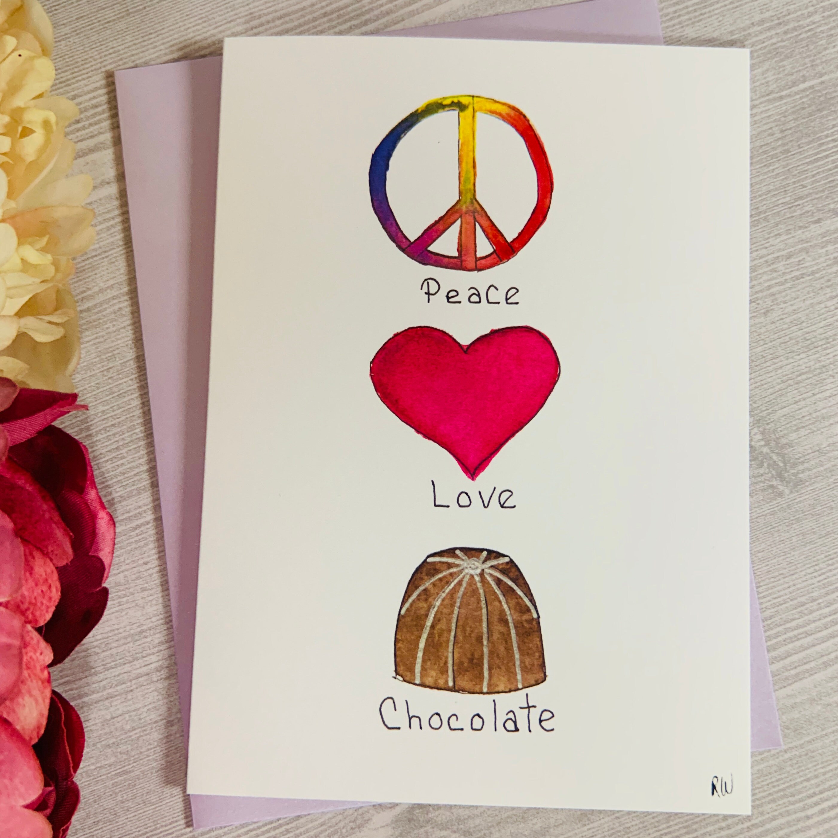 Cool Peace Love Chocolate