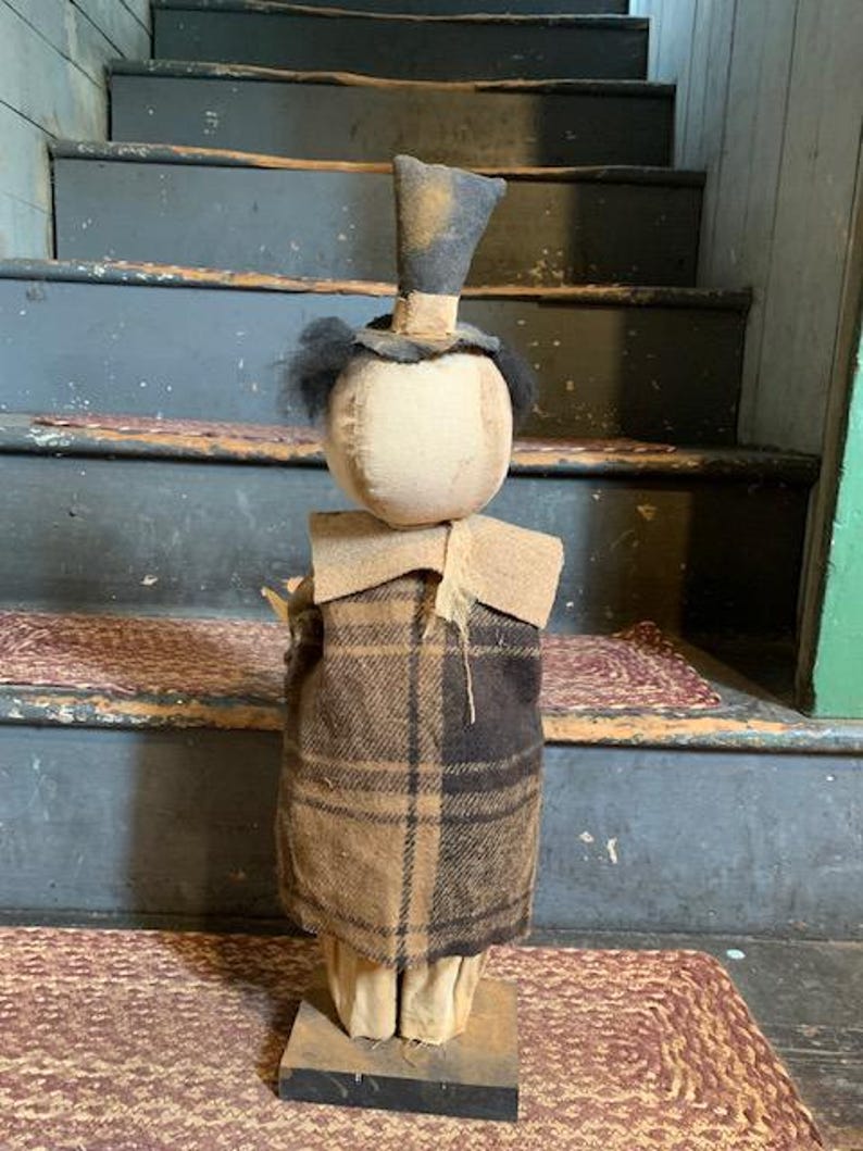 Handmade Primitive Pilgrim Man - Etsy