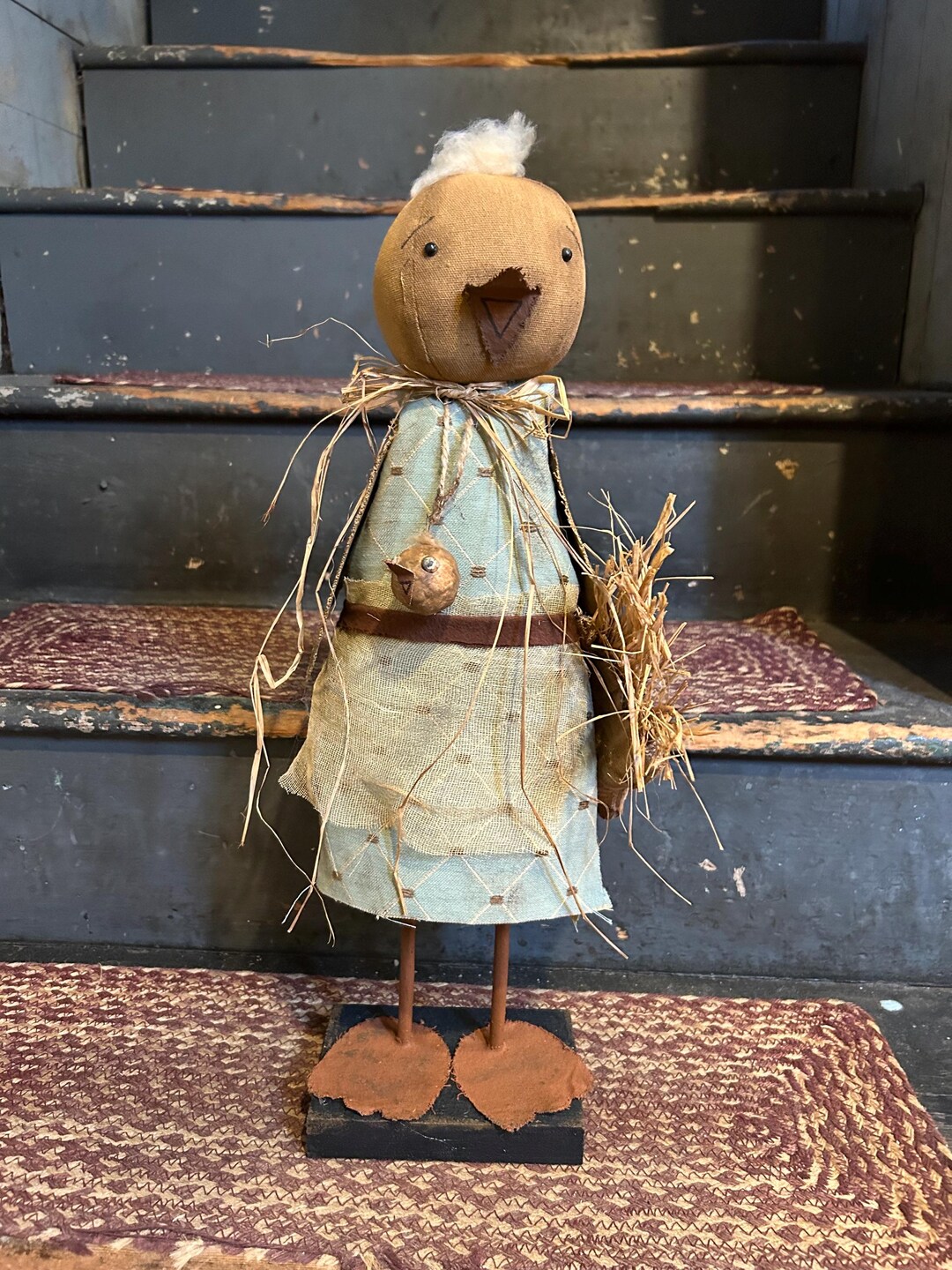 Handmade Primitive Monma Chick - Etsy