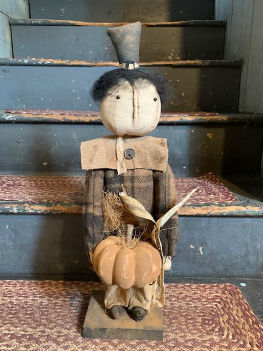 Handmade Primitive Pilgrim Man - Etsy