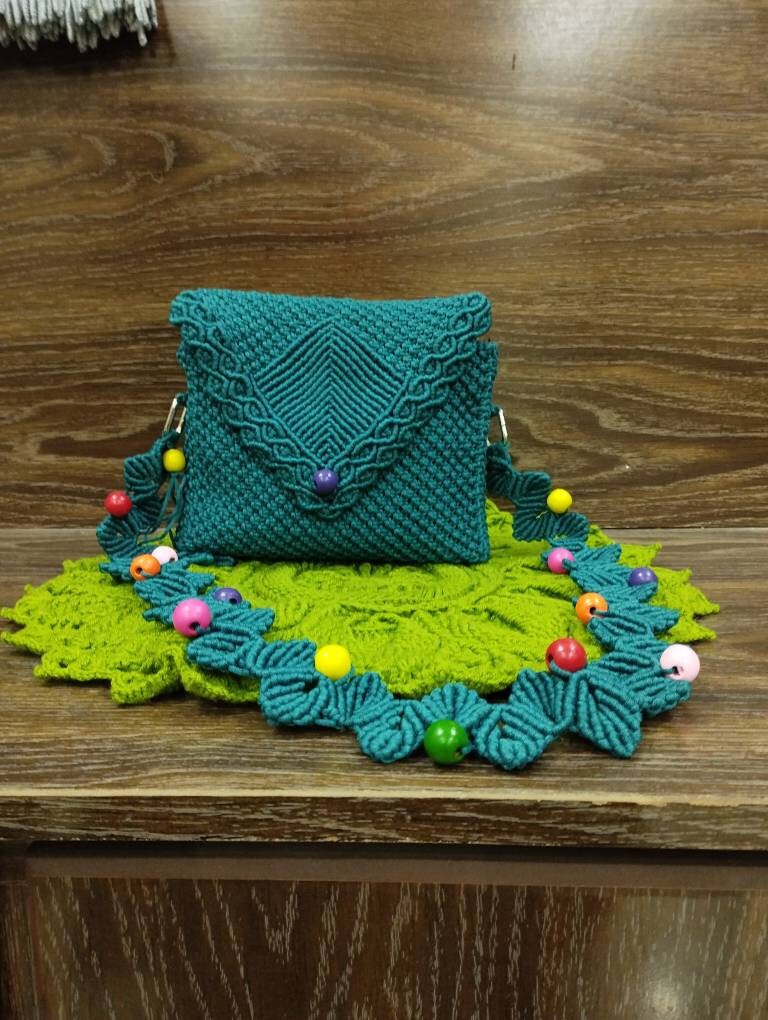 Macrame Bag, Handmade Bag, Gift for Her, Macrame Shoulder Bag, Handbag ...