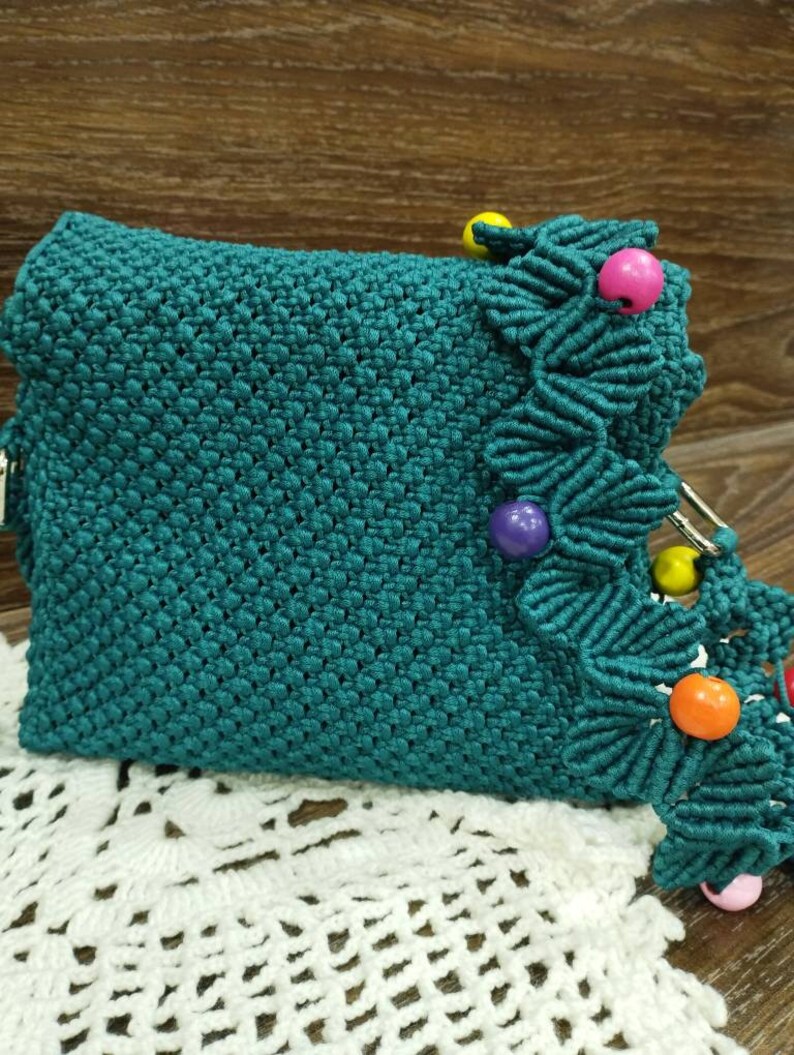 Macrame Bag, Handmade Bag, Gift for Her, Macrame Shoulder Bag, Handbag ...