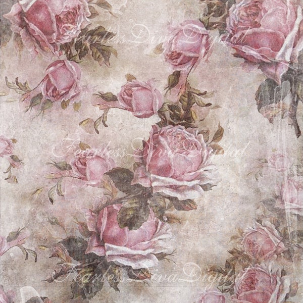 Pink Roses Scrapbook - Etsy