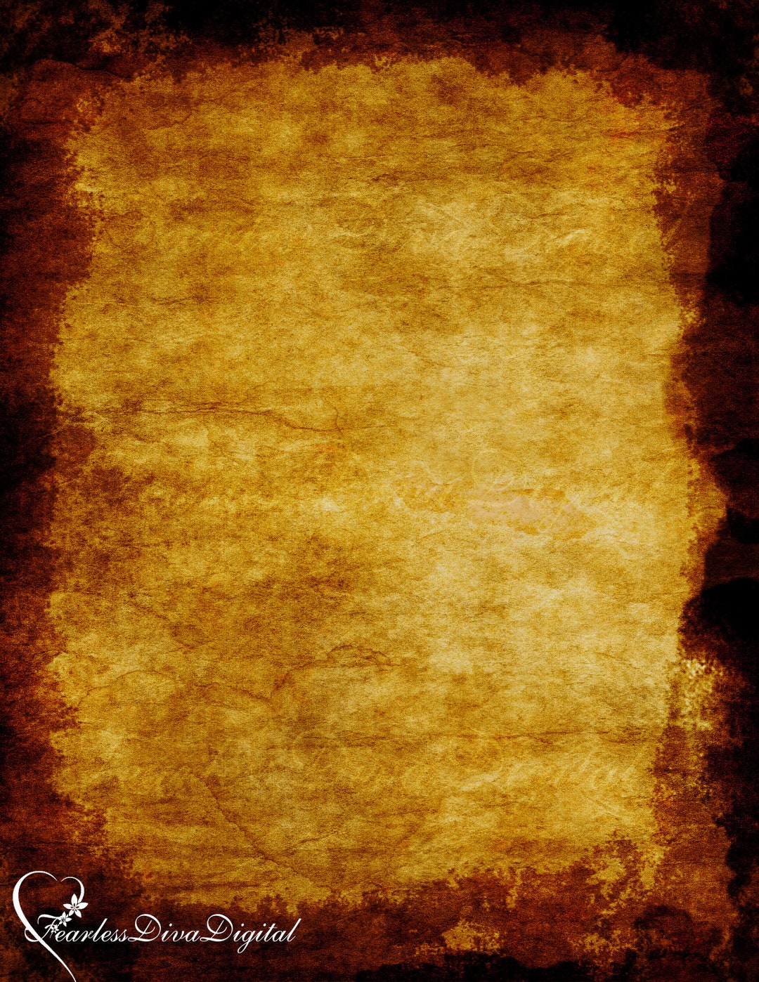 PRINTABLE Dark Vintage Parchment Digital Scrapbook Paper Instant ...