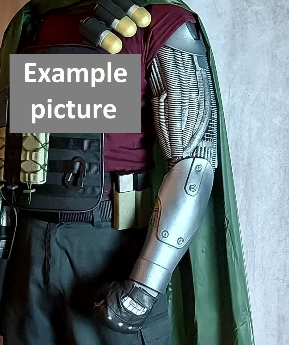 EVA Cutting Pattern EVA Foam Template for a Sleeve for Cosplay. for ...