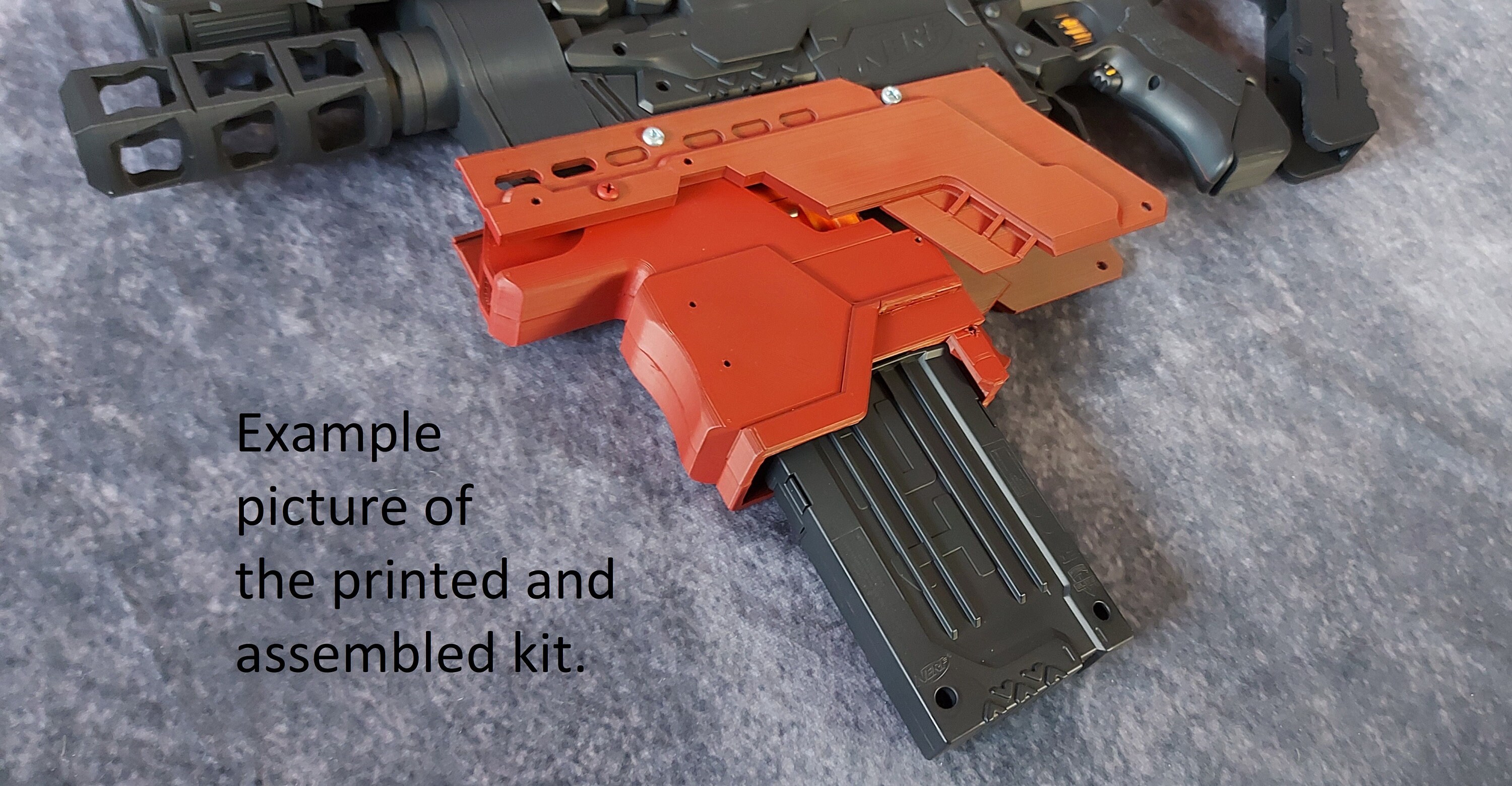 Nerf Mod Kit Cyberpunk Kang Tao "dian", STL File 3D File for 3D ...