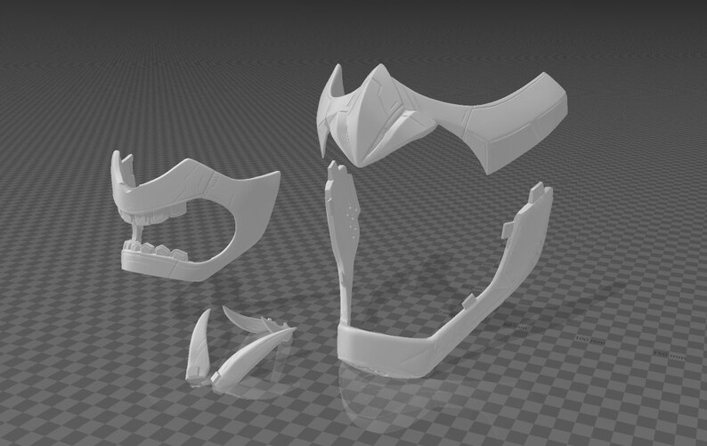 Cyberpunk 2077 Tyger Claw Oni Mask STL File for 3D Printing - Etsy