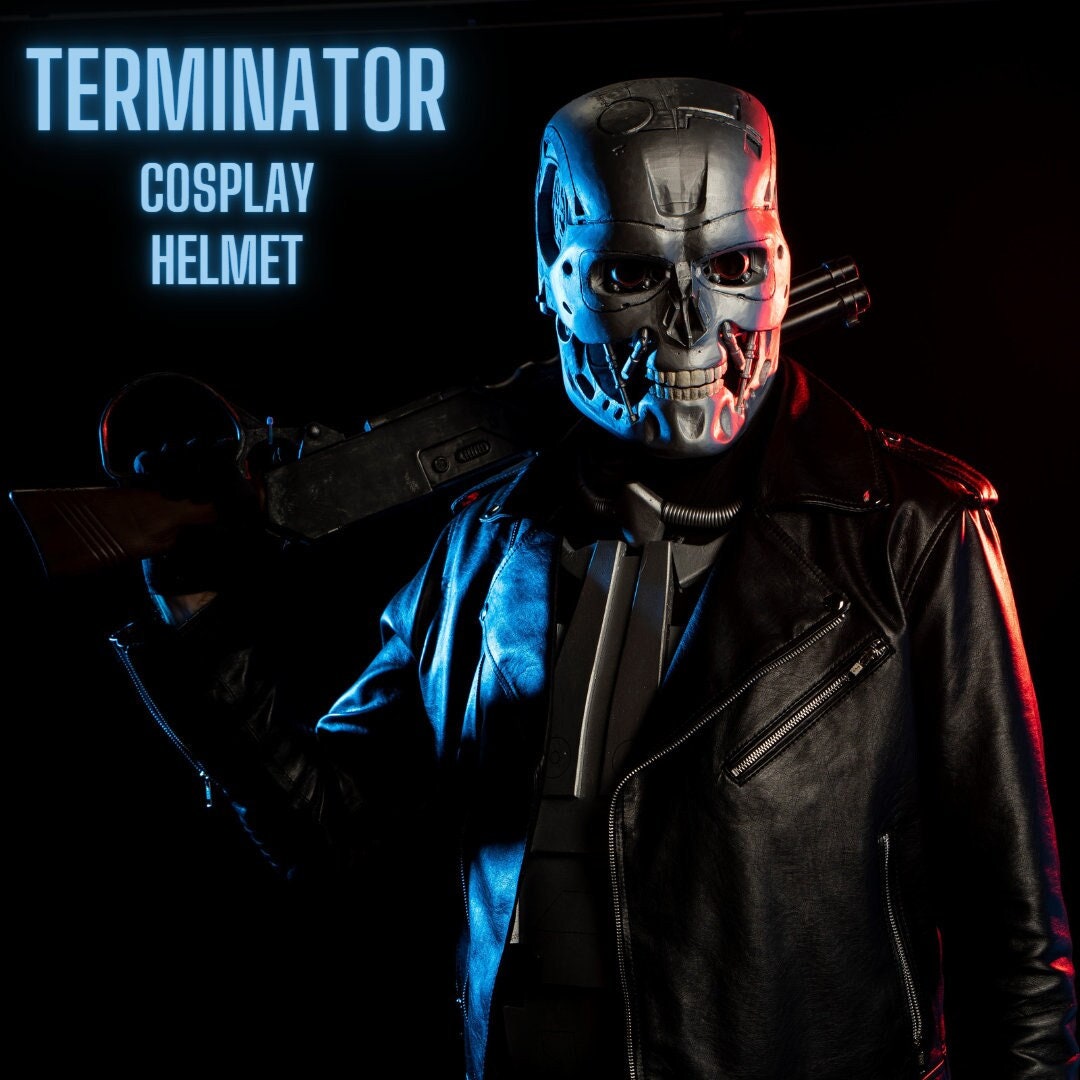 Terminator Cosplay Helmet, 3D Printed - Etsy