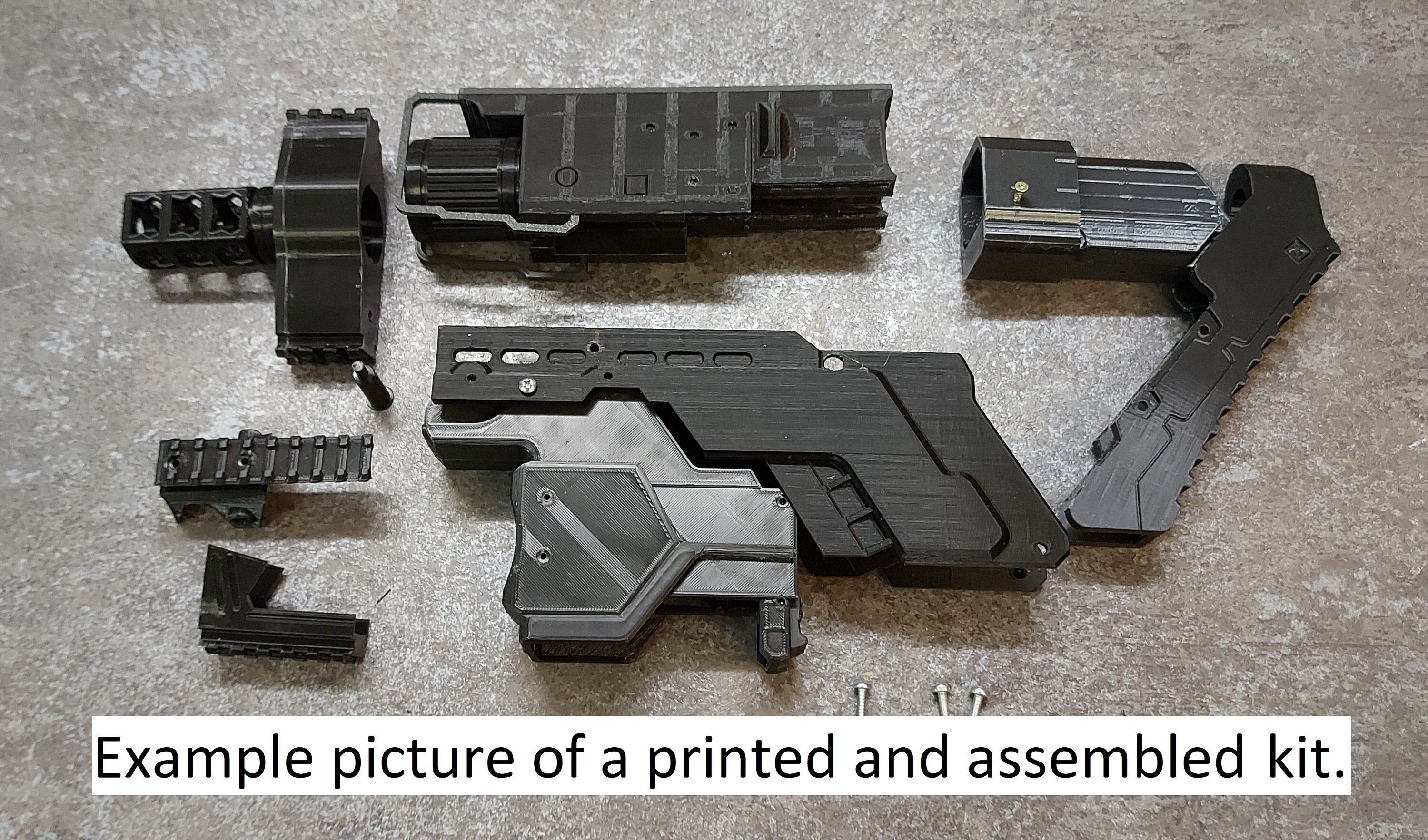 Nerf Mod Kit Cyberpunk Kang Tao dian, STL File 3D File for 3D Printing ...