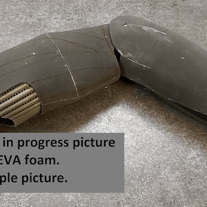 EVA Cutting Pattern EVA Foam Template for a Sleeve for Cosplay. for ...