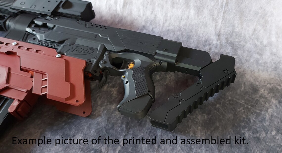 Nerf Mod Kit Cyberpunk Kang Tao dian, STL File 3D File for 3D Printing ...