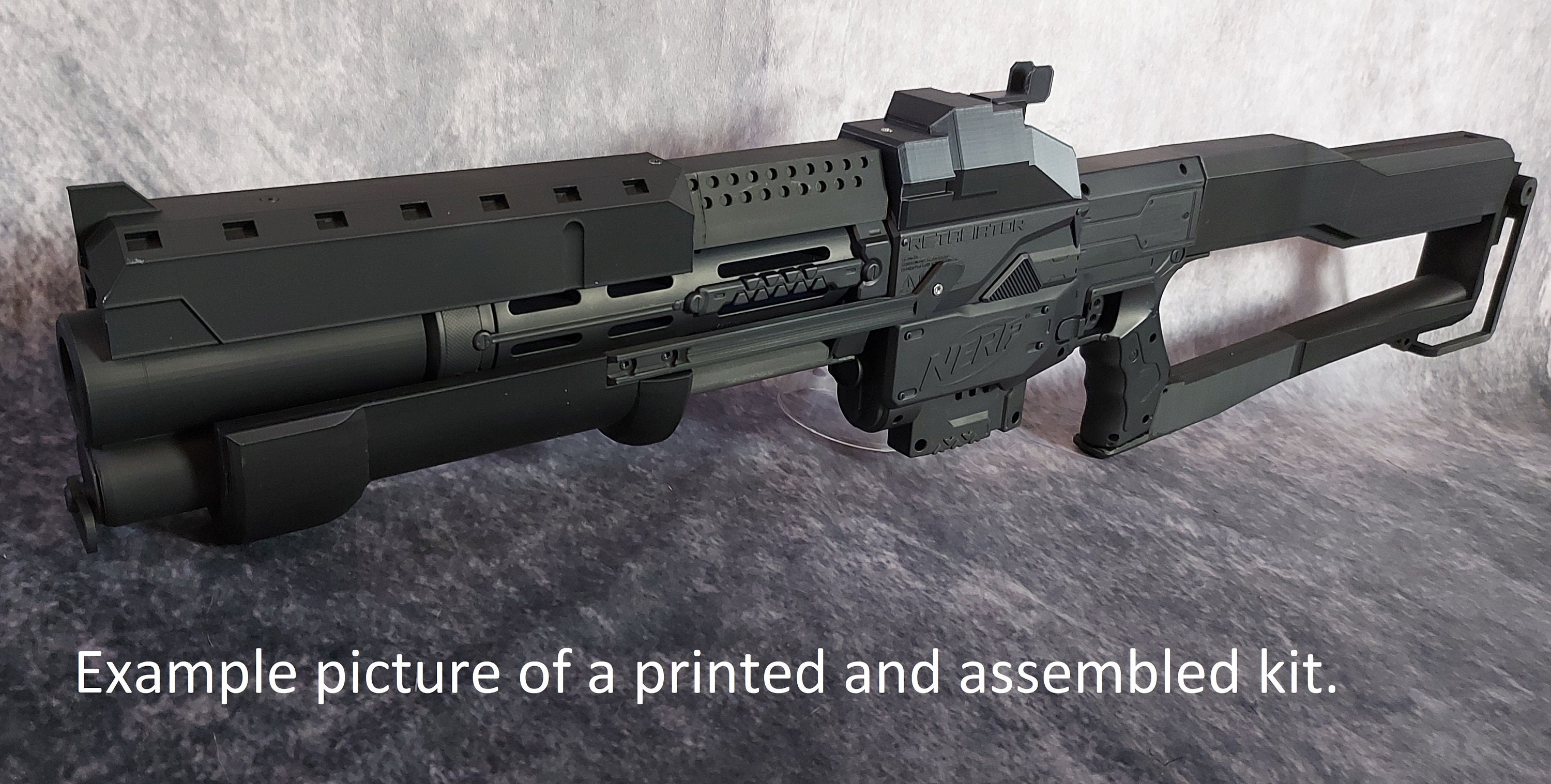 Nerf Mod Kit Rebecca's Shotgun, STL File 3D File for 3D Printing ...