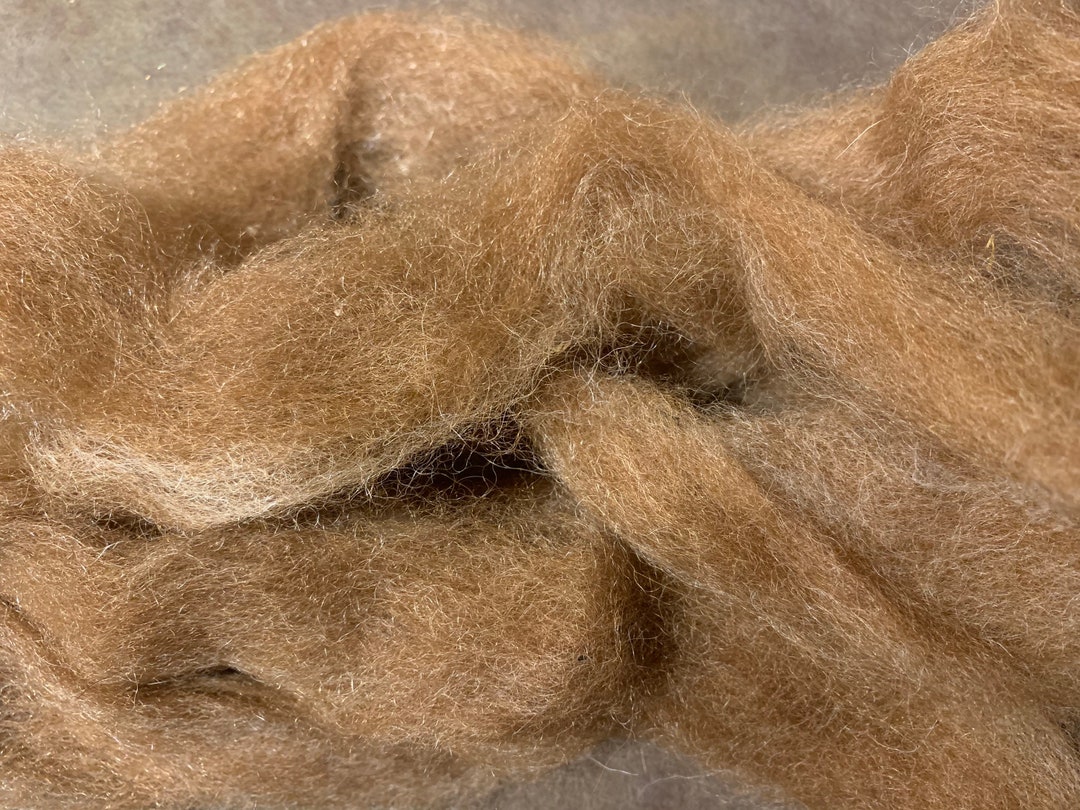 100% Alpaca Roving / All Natural / Brown Variations / Made in USA ...