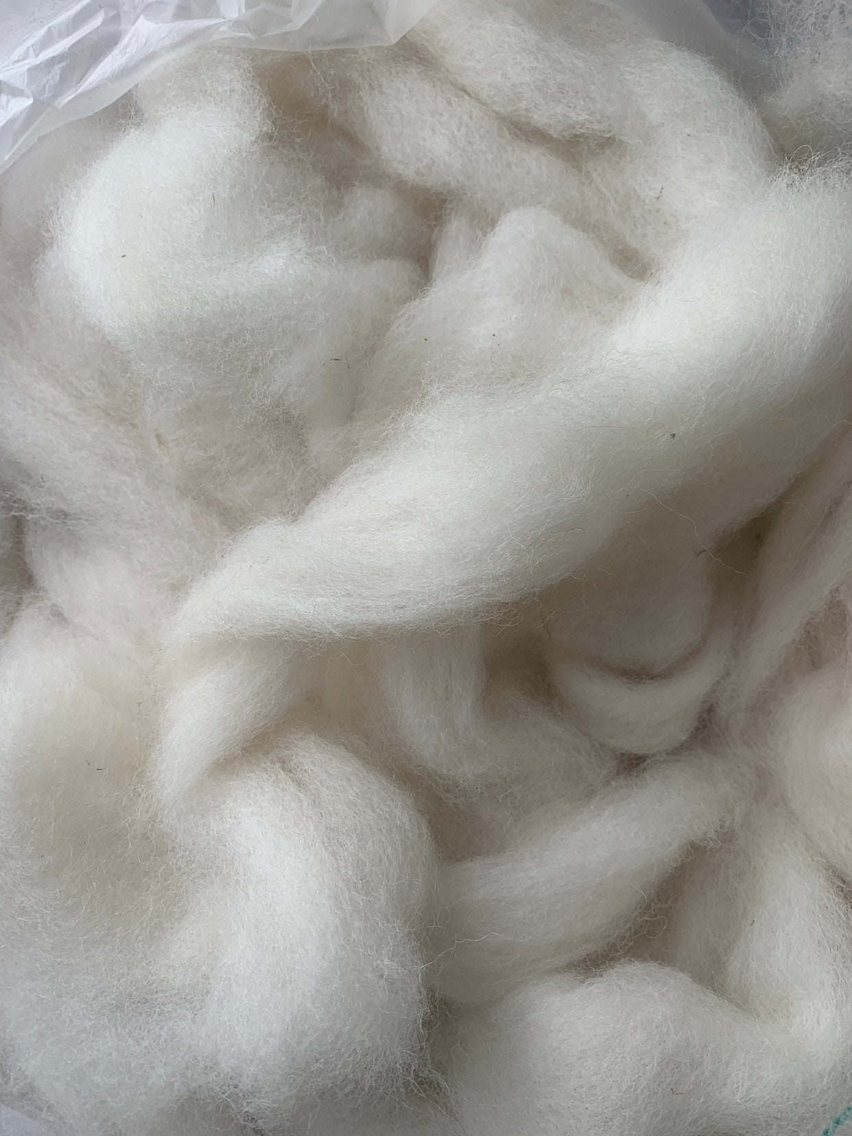 100% Alpaca Roving / White / All Natural / Product of the USA / Alpacas ...