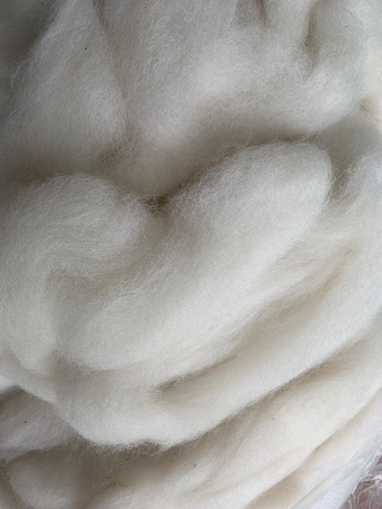 100% Alpaca Roving / White / All Natural / Product of the USA / Alpacas ...