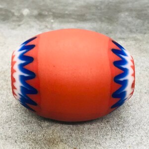Rare Large Chevron Bead, 6-layer Rosetta Bead, Old Red Venetian Chevron ...